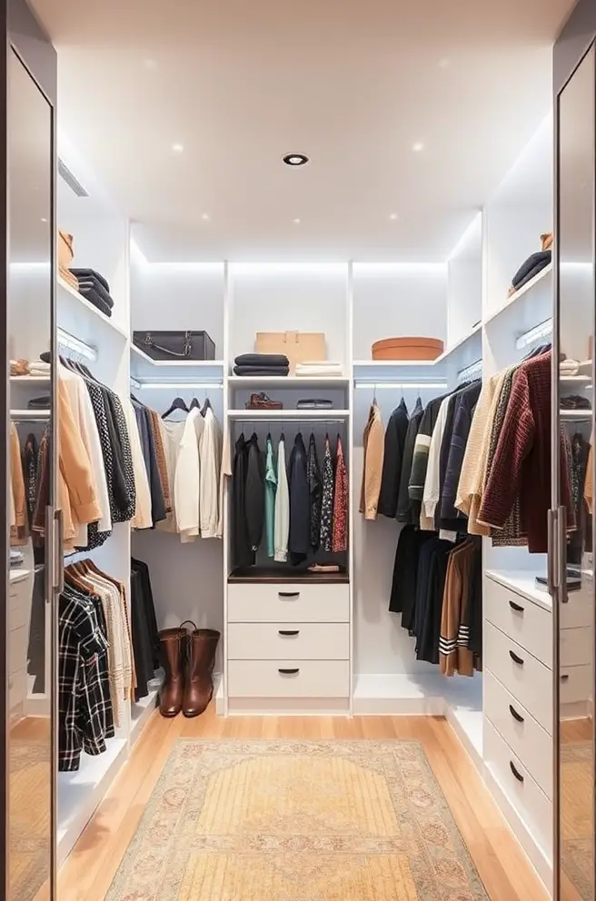 12 Stunning Walk-In Closet Ideas For Stylish Storage Solutions