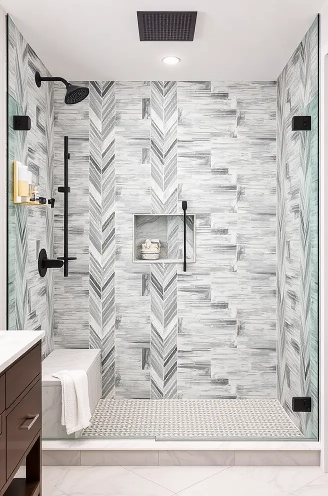12 Stunning Shower Tile Ideas For Your Dream Bathroom Design